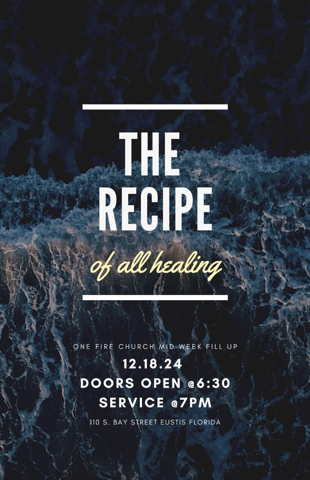 Wednesday Night Service - One Fire Church